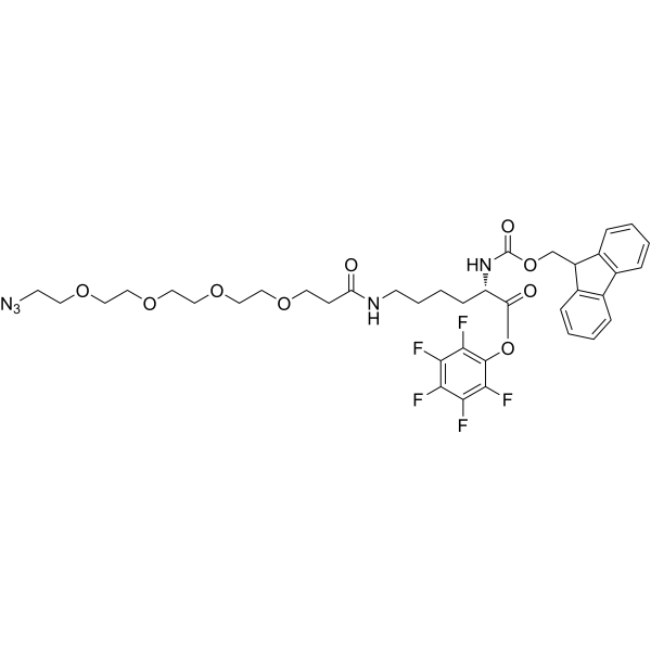 N-Fmoc-N'-(azido-PEG4)-L-Lysine-PFP ester - selectoprobe